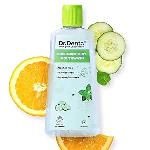 Buy Dr.Dento Mouthwash | Fresh Breath | No Artificial Flavors & Colors | Alcohol-Free Mouthwash ...