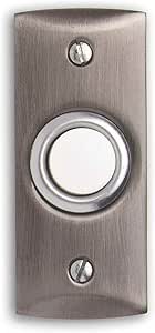 Heath Zenith 932-C Traditional Décor Wired Push Button, Solid Brass ...