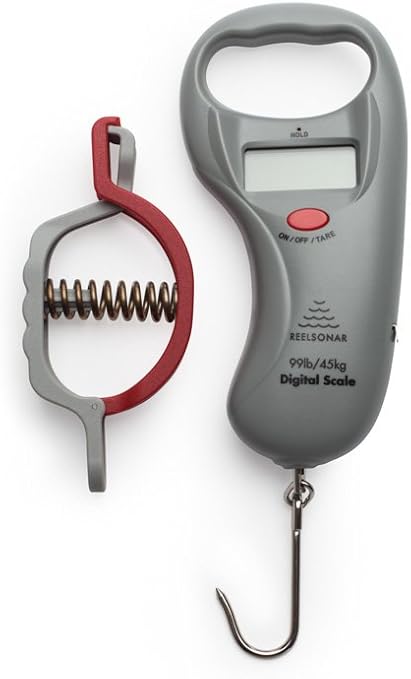 ReelSonar Digital Fish Scale Tape Measure 99lb/45kg and Fish Lip ...