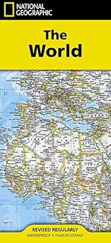 National Geographic World Map (folded with flags and facts) (National ...