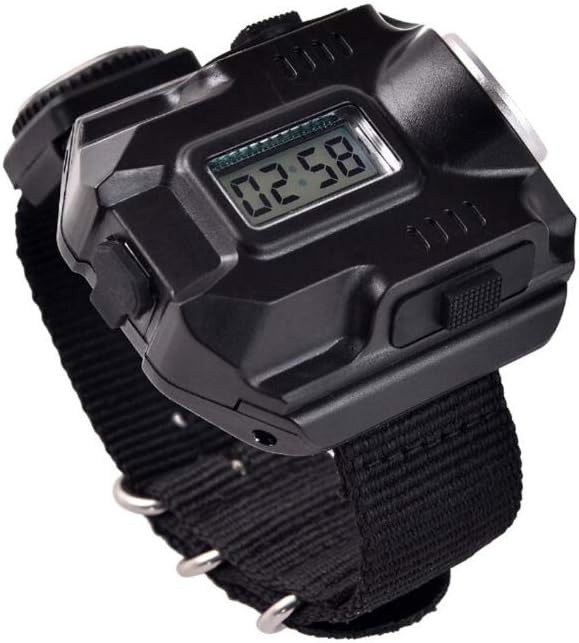 Heylas Rechargeable Watch LED Torch 300LM Waterproof Outdoor Torch ...