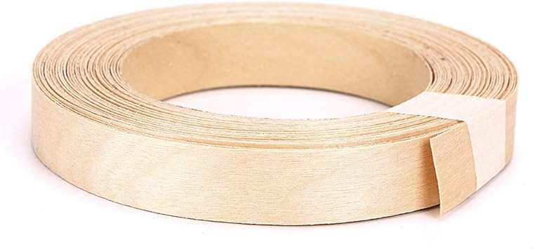 Skelang Wood Veneer Edging Tape, Pre-Glued Maple Veneer Edging Strip ...