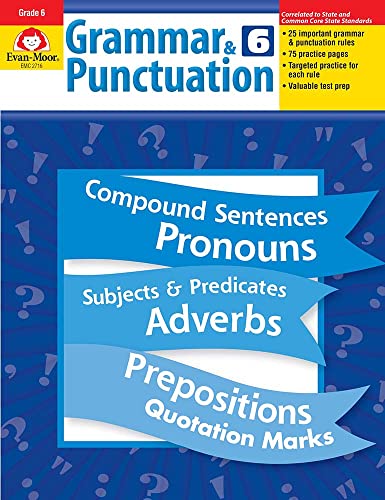 Amazon.com: Grammar and Punctuation, Grade 6: 9781557998507: Evan Moor ...