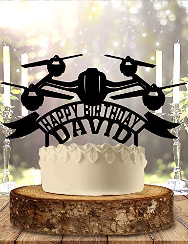 Amazon.com: Drone Birthday Cake Topper Personalized: Handmade
