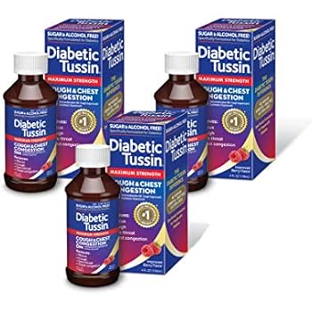 Amazon.com: Diabetic Tussin DM Maximum Strength Cough and Chest ...