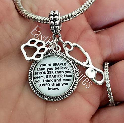 Amazon.com: Veterinarian Vet Tech Gift for Women, Bracelet Necklace ...