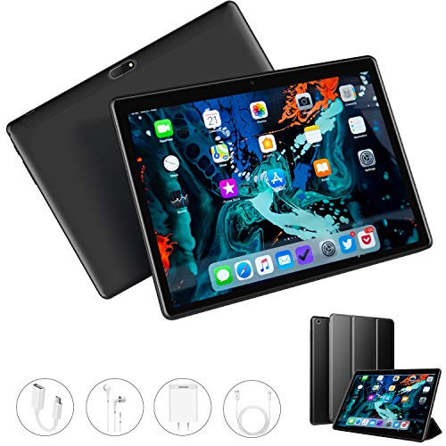 Tablets 10 Inch, Dual 4G SIM/WiFi, 3GB RAM+32GB ROM/128GB, Android 9.0 ...