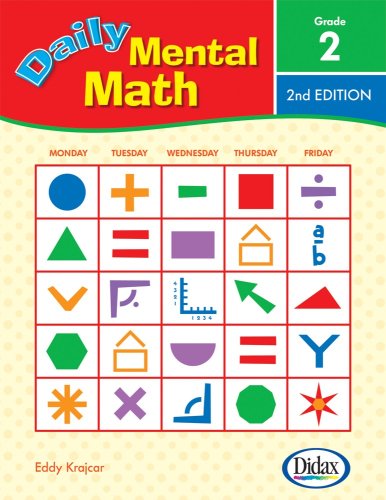 Daily Mental Math, Grade 2: Eddy Krajcar: 9781583242780: Amazon.com: Books