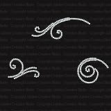 Amazon.com: Scattered Stones Iron On Rhinestone Crystal T-Shirt Transfer by JCS Rhinestones