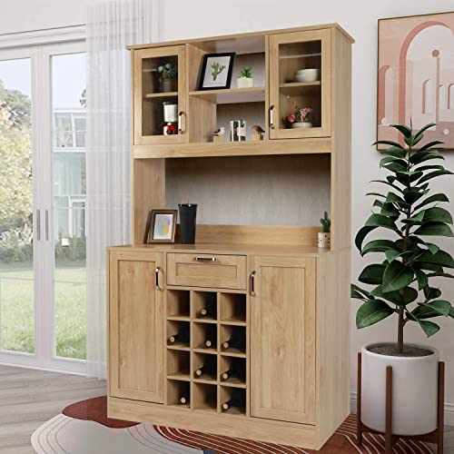 LAZZO Kitchen Pantry,Storage Cupboard,Sideboards and Buffets with ...