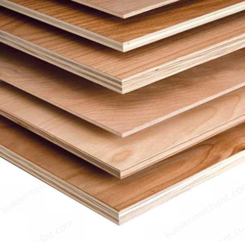 WBP Hardwood Plywood B/BB 3.6mm | 2440mm x 1220mm (8ft x 4ft), 5 Sheets ...
