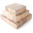Amazon.com: 1/2 inch Wood Blocks - 500 Pack, Natural Solid Wooden ...