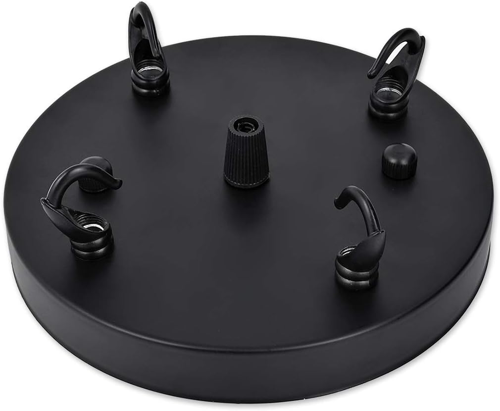 SCSpecial Ceiling Rose Hook Plate with 4 Hooks Stainless Steel Light ...