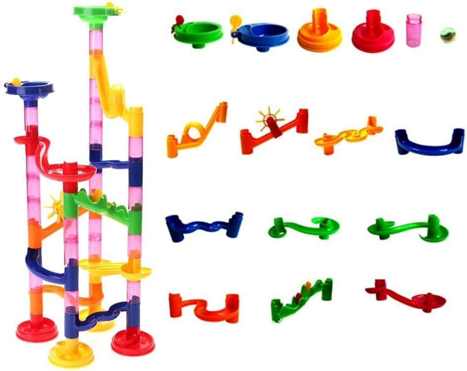 Trading Innovation Marble Run Race Set – 50 Pcs. Building Blocks for ...
