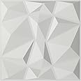 Amazon.com: Art3d Textures 3D Wall Panels White Diamond Design for ...