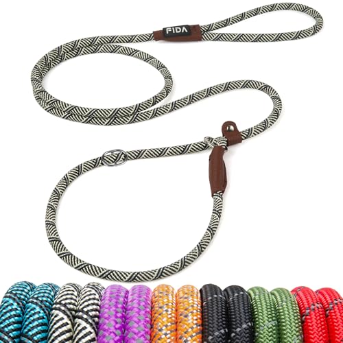 Fida Durable Slip Lead Dog Leash, 6 FT x 3/8" Heavy Duty Dog Loop Leash ...