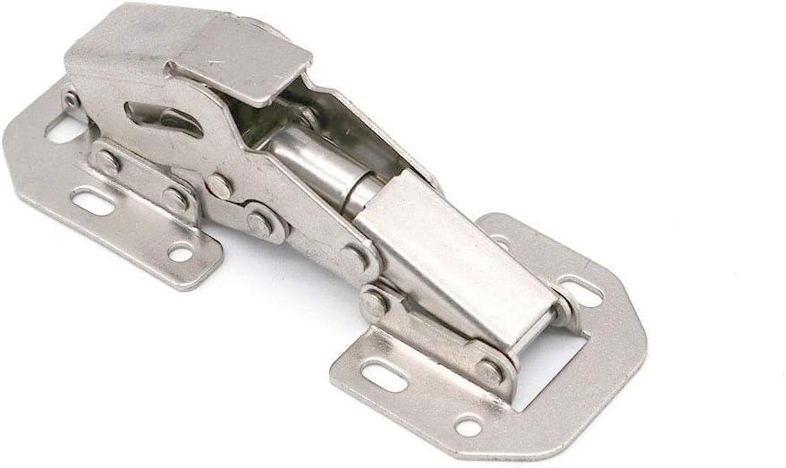 Set of 8 NUZAMAS Cabinet Door Hinges, 90 Degree Full Overlay Hinges ...