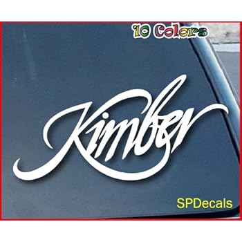 Amazon.com: 6" KIMBER FIREARMS GUN LOGO DECAL STICKER: Everything Else