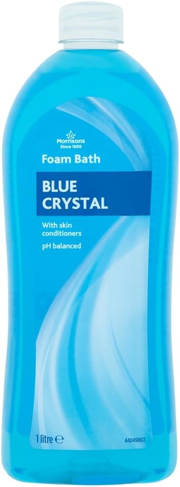 Morrisons Blue Crystal Bath Foam, 1L: Amazon.co.uk: Prime Pantry