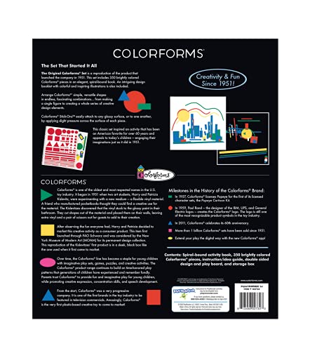 The Original Classic Colorforms -- Fun Retro Re-stickable Vinyl Design ...