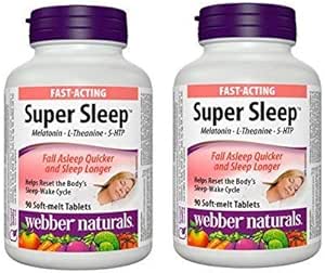 Webber Naturals Super Sleep Natural Formula for Insomnia and Anxiety ...