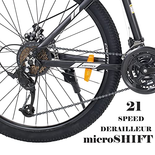 Contrex Mountain Bike 26 Inch Wheels, 21 Speed Aluminum Frame Trail ...