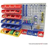 Garage Wall Tool Rack Storage Kit Tools Organizer Home Shelves ...