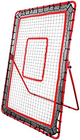 Easy Set Up Pitch Back Net with Adjustable Angles for Pop Fly, Line ...
