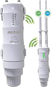 Amazon.com: AC600 Long Range Outdoor WiFi Extender Weatherproof with ...