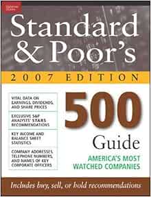 Amazon.com: Standard & Poor's 500 Guide, 2007 Edition (Standard and ...