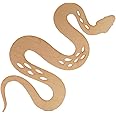 Amazon.com: Snake Wooden Cutout 8-1/2 inches, Pack of 3 Unfinished Wood ...