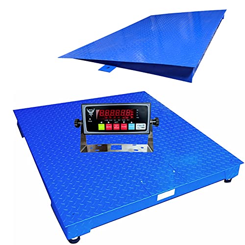 PEC Floor Scales/ Pallet Scale with Ramp and Indicator, Carbon Steel ...