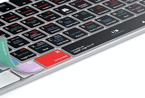 Logic Pro X Keyboard Cover for iMac Wired USB Keyboard | All Logic Pro ...