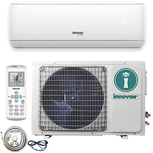 Innovair Air Conditioner Inverter Ductless Wall Mount Mini Split System Heat Pump Full Set with ...