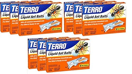 Terro PreFilled Liquid Ant Killer II Baits, 3-Packs of 6 Baits Each (3 ...