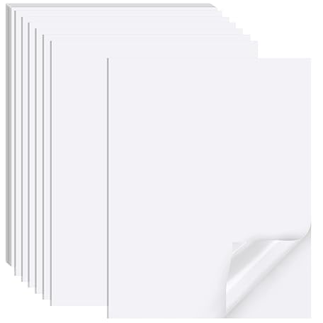 Mua Printable Sticker Paper for Inkjet Printer, 40 Sheets 8.5"x11 ...