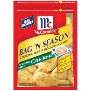 Amazon.com : McCormick Bag 'n Season Country Style Chicken - 6 Pack ...