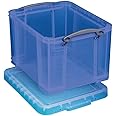 Amazon.com: Really Useful Box 32 Liter Snap Lid Storage Bin : Office ...