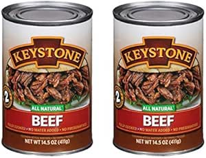 Amazon.com: Keystone Meats All Natural Canned Beef, Ground, 14 Ounce ...