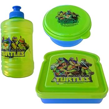 Amazon.com: Teenage Mutant Ninja Turtles Lunch Box Set: Kitchen & Dining