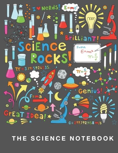 The Science Notebook: Blank and Lined pages: Books, Science and Math ...
