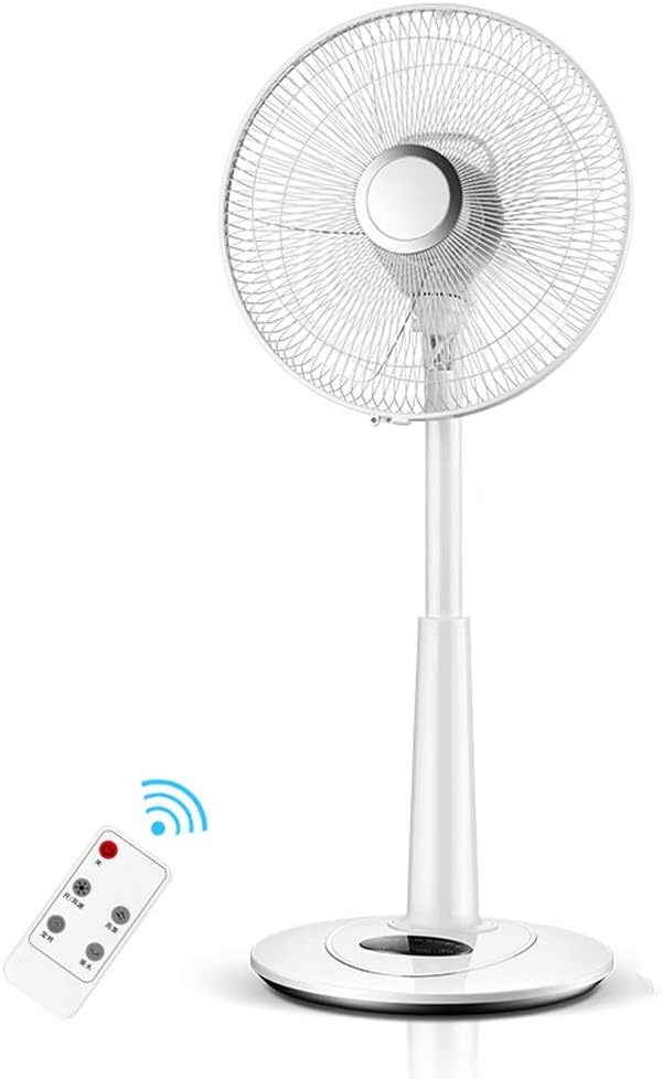 4 Blades 3-Speed Remote Control Adjustable Pedestal Fan Oscillating ...