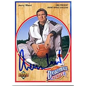 Jerry West Autographed / Signed 1992 Upper Deck Card - Autographed ...