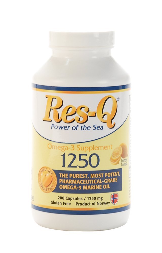Amazon.com: Res-Q 2500 TG Omega-3 Fish Oil 200 Mini Gel Capsules ...
