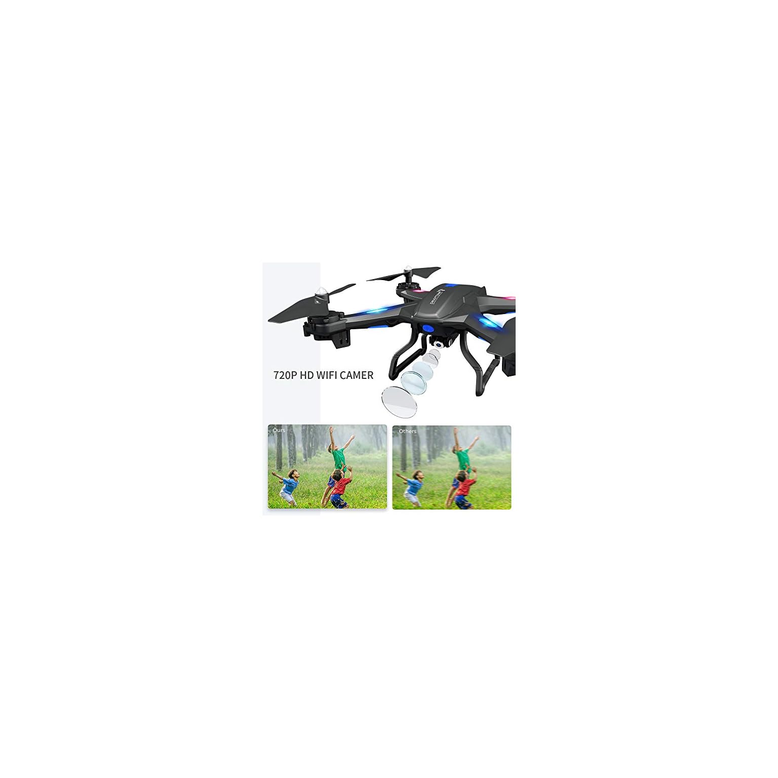 SNAPTAIN S5C WiFi FPV Drone with 720P HD Camera - MaximoRC.com