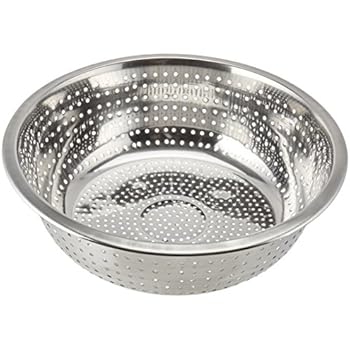 Amazon.com: Town Food Service 31711 11" x 4" Chinese Style Colander ...