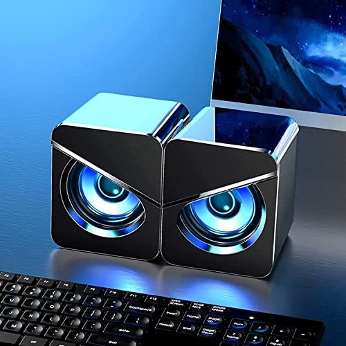 Computer Speakers Fashion Desktop Wired USB Powered Mini Speaker with ...