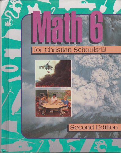 Math 6 for Christian Schools - 2nd Edition: 9780890848449: Amazon.com ...