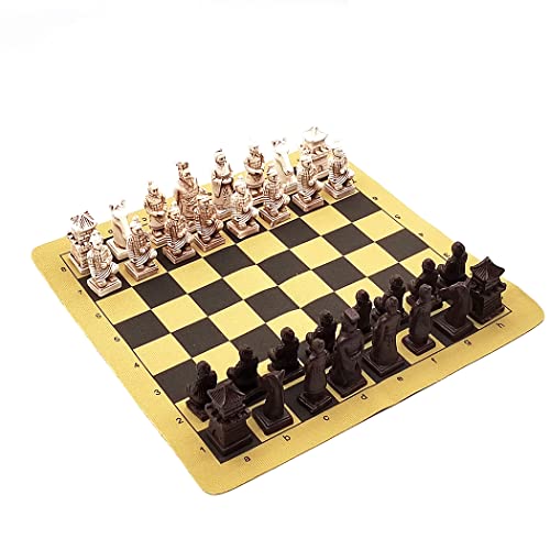 Portable Chess Set,Travel Chess Game,Unique Handmade Chess Pieces and ...