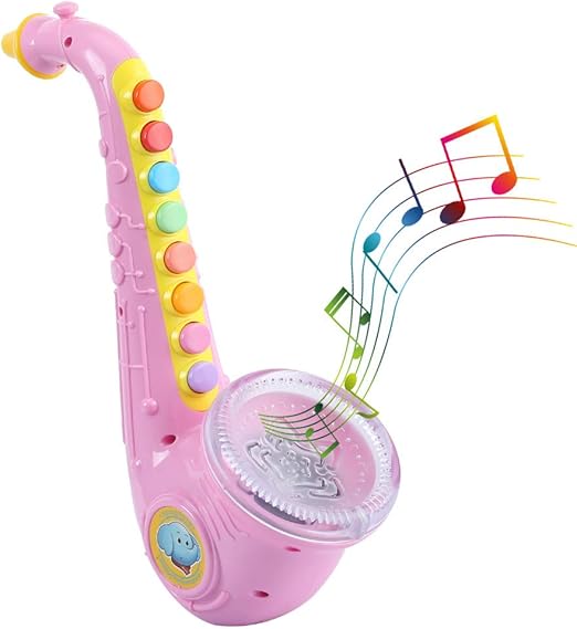 Amazon.com: Kids Saxophone - Wind Instrument Preschool Musical Toy with ...